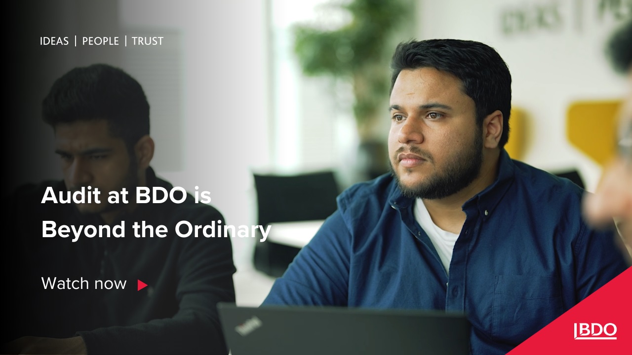 Audit at BDO is Beyond the Ordinary