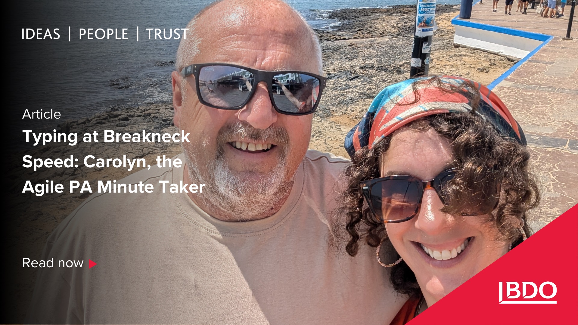 Typing at Breakneck Speed: Carolyn's Role as an Agile PA Minute Taker