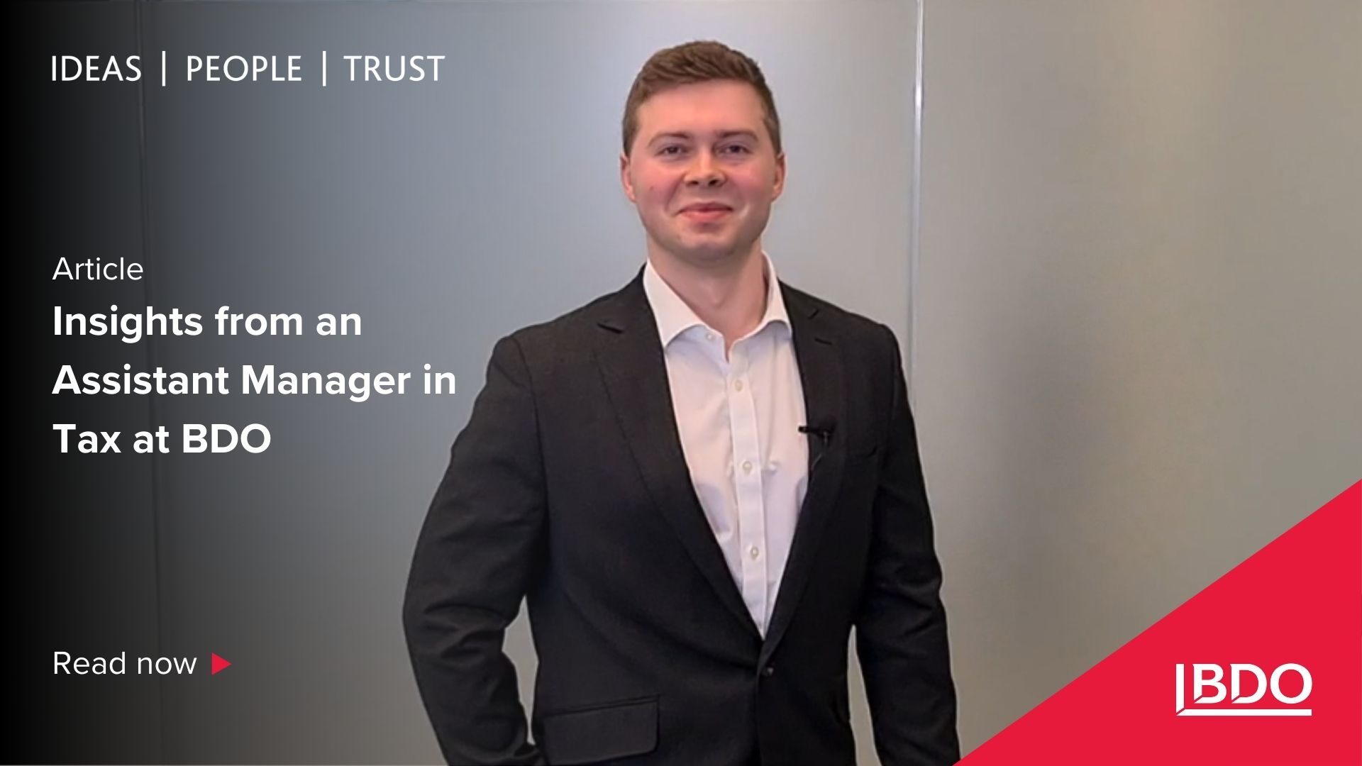 Why Jack Chose BDO: Insights from an Assistant Tax Manager